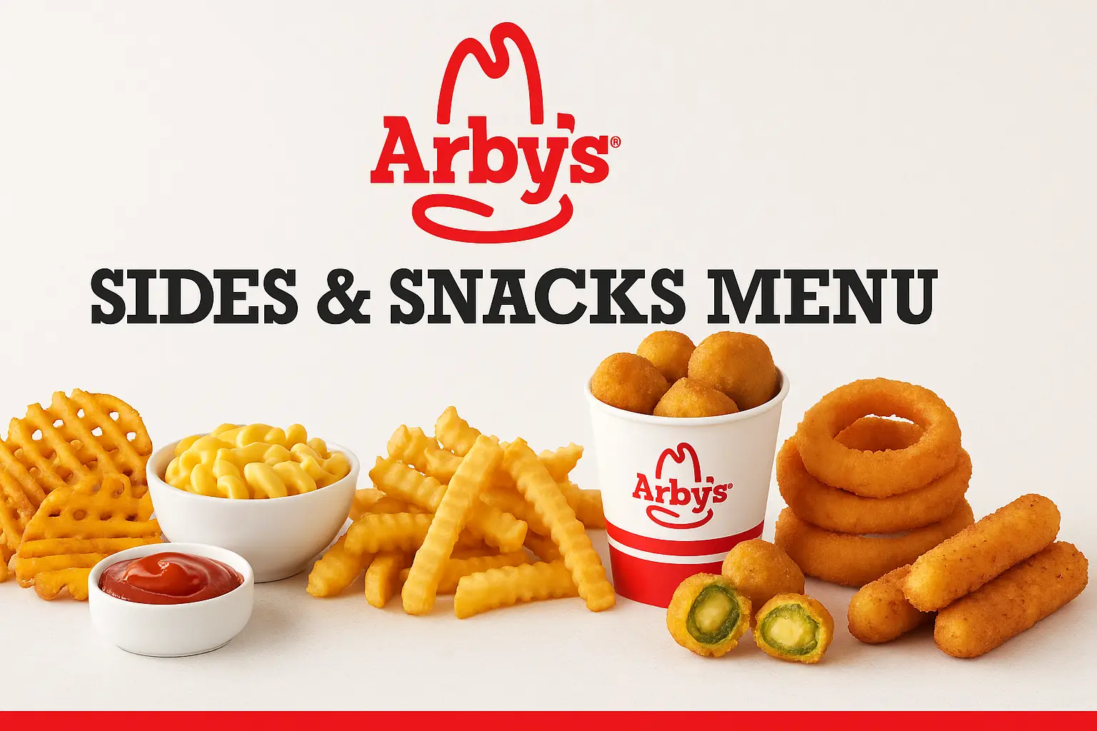Arby’s Sides & Snacks Menu Prices 2025